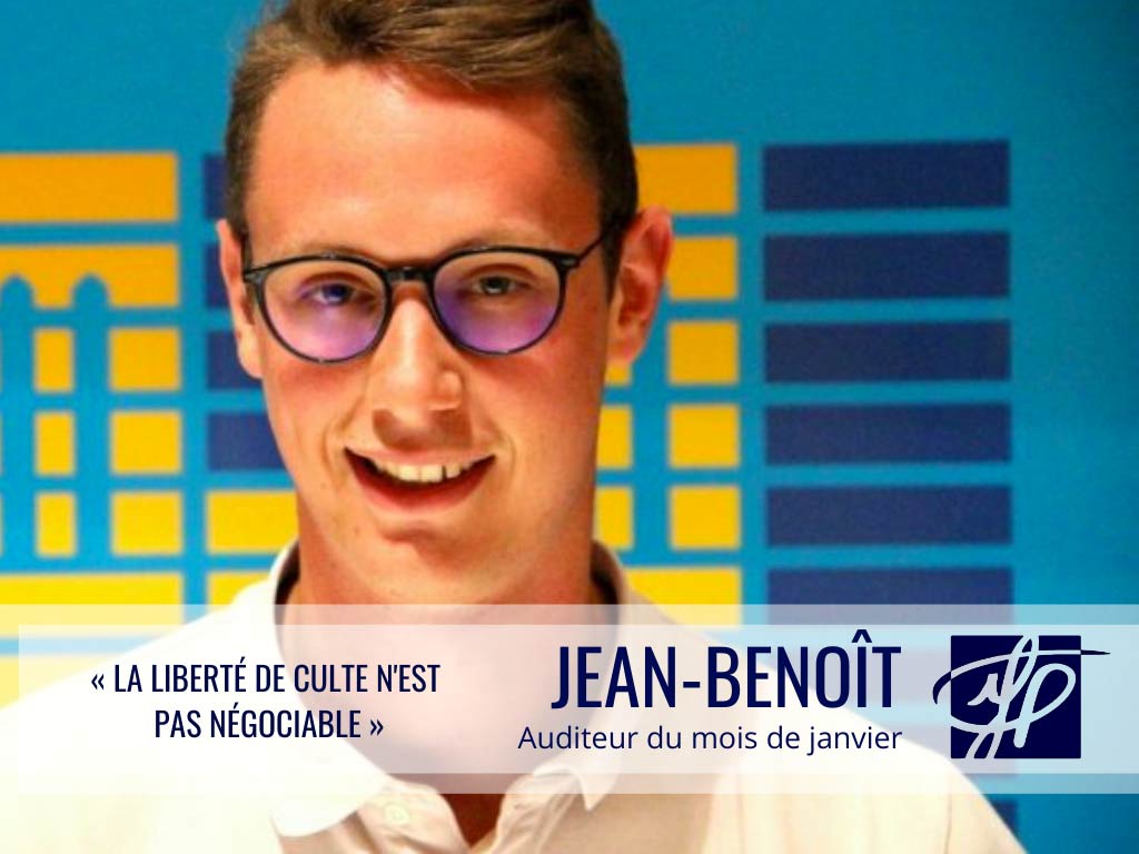 Jean-Benoît se mobilise pour notre identité - Institut de Formation ...